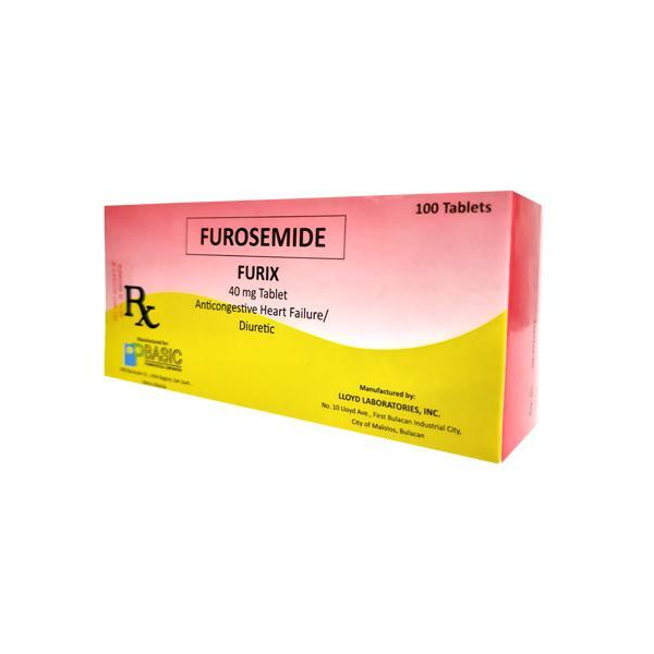 FURIX Furosemide 40mg Tablet 100's price in the Philippines | MedsGo ...